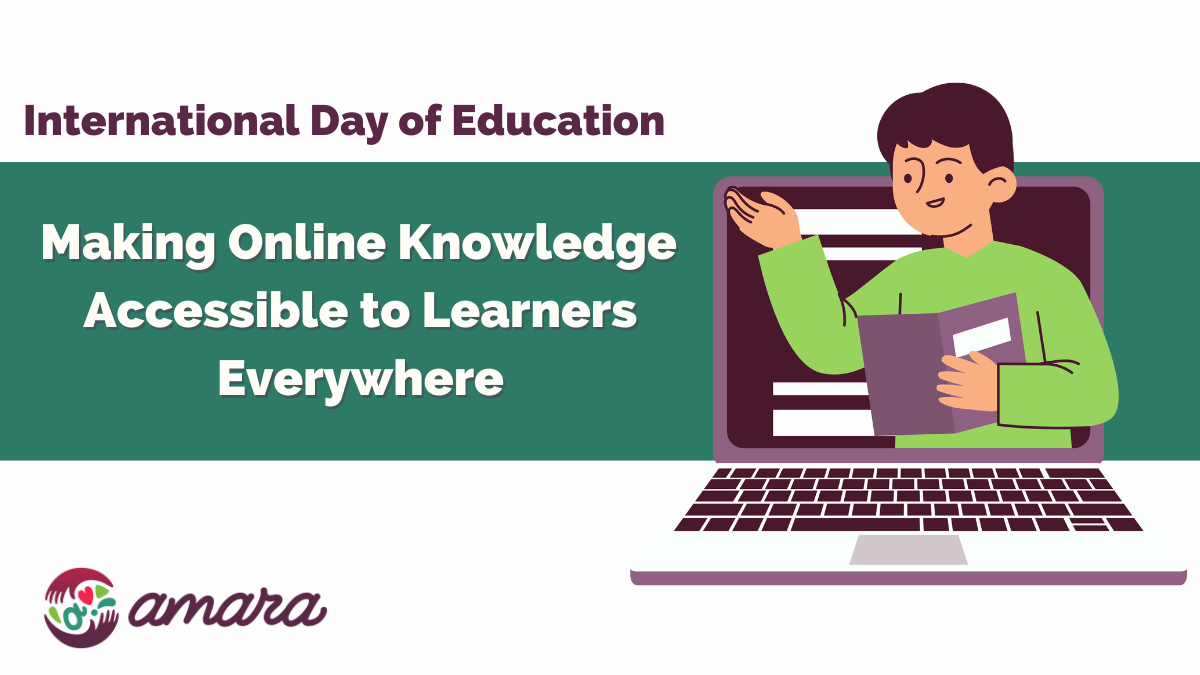 International Day of Education: Making Online Knowledge Accessible to ...