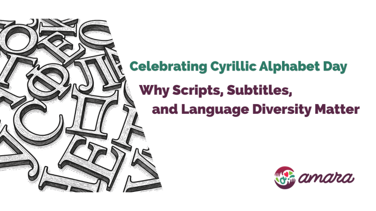 Celebrating Cyrillic Alphabet Day: Why Scripts, Subtitles, and Language ...